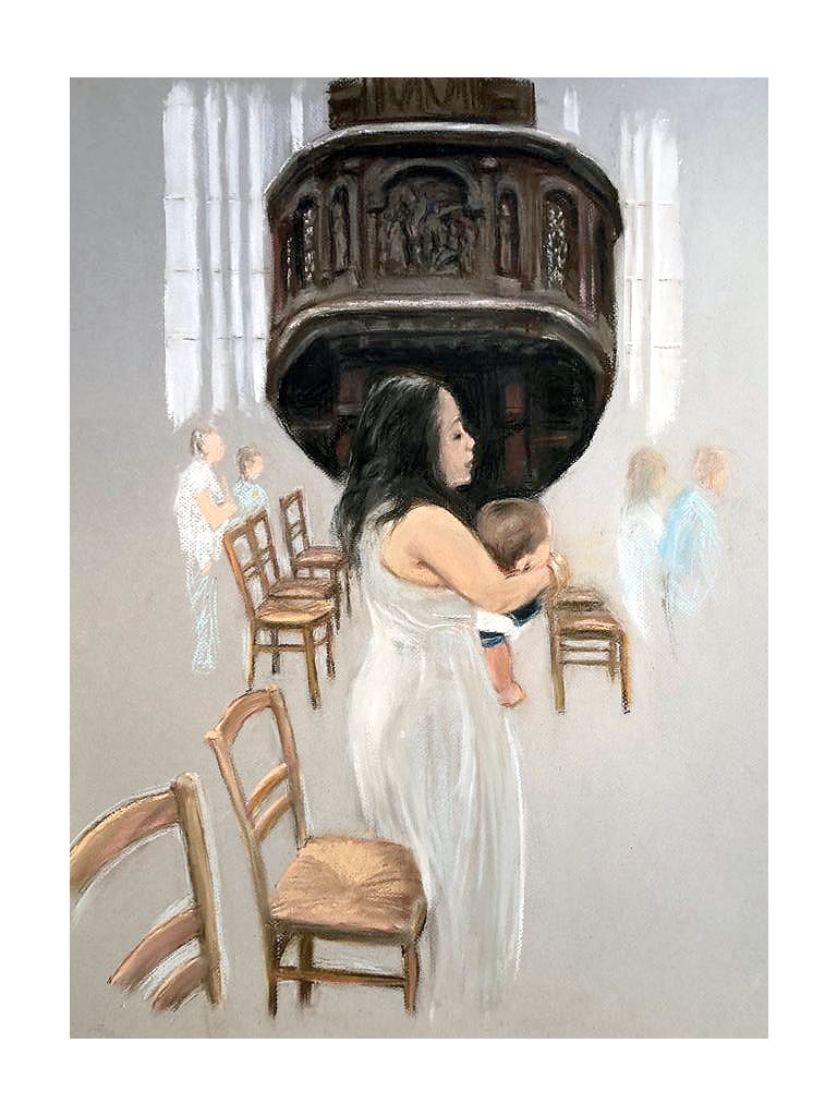 Nicolas Tremblay pastelliste – paysages parisiens et scènes intimistes